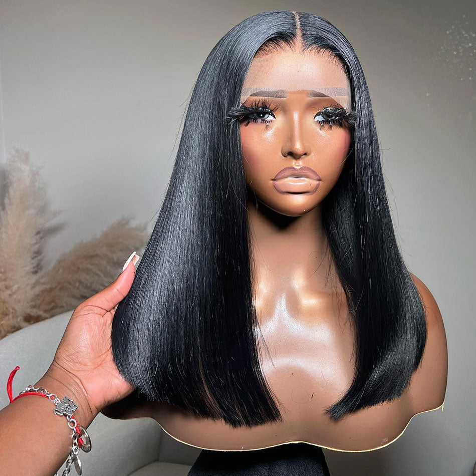 Hot Star Hairstyle Works Elegant Shoulder Length 13x6 Lace Front Wig 6 ...