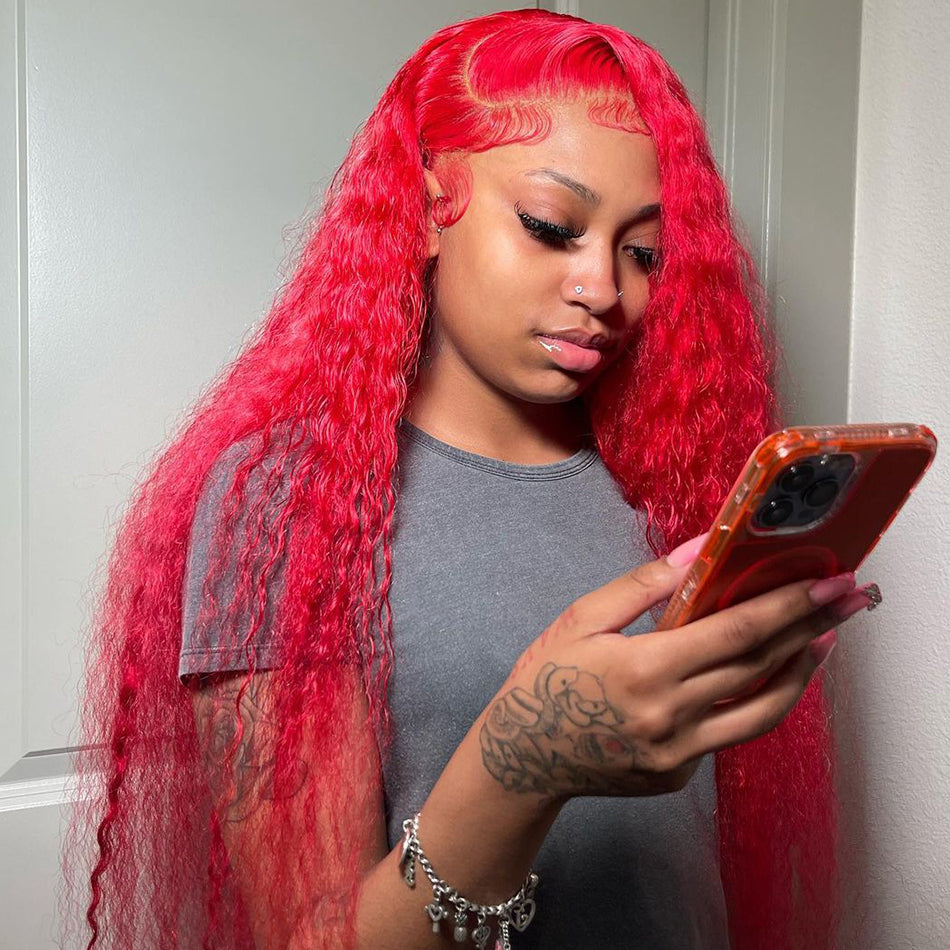 Hot Star Top 10A 210% Density Professional Toned Bright Red Colored HD ...
